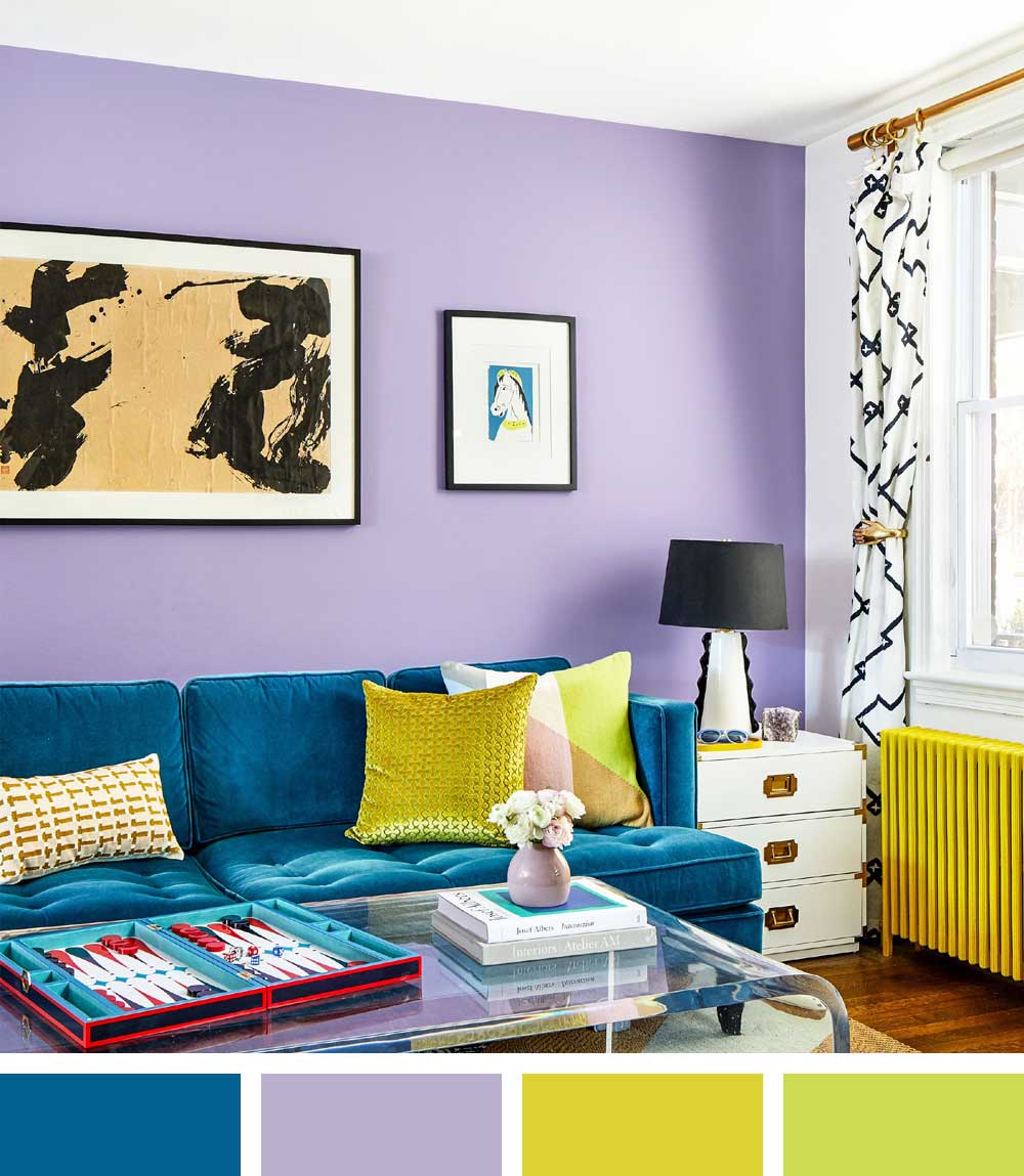 Purple Living Room Color Schemes | Psoriasisguru.com